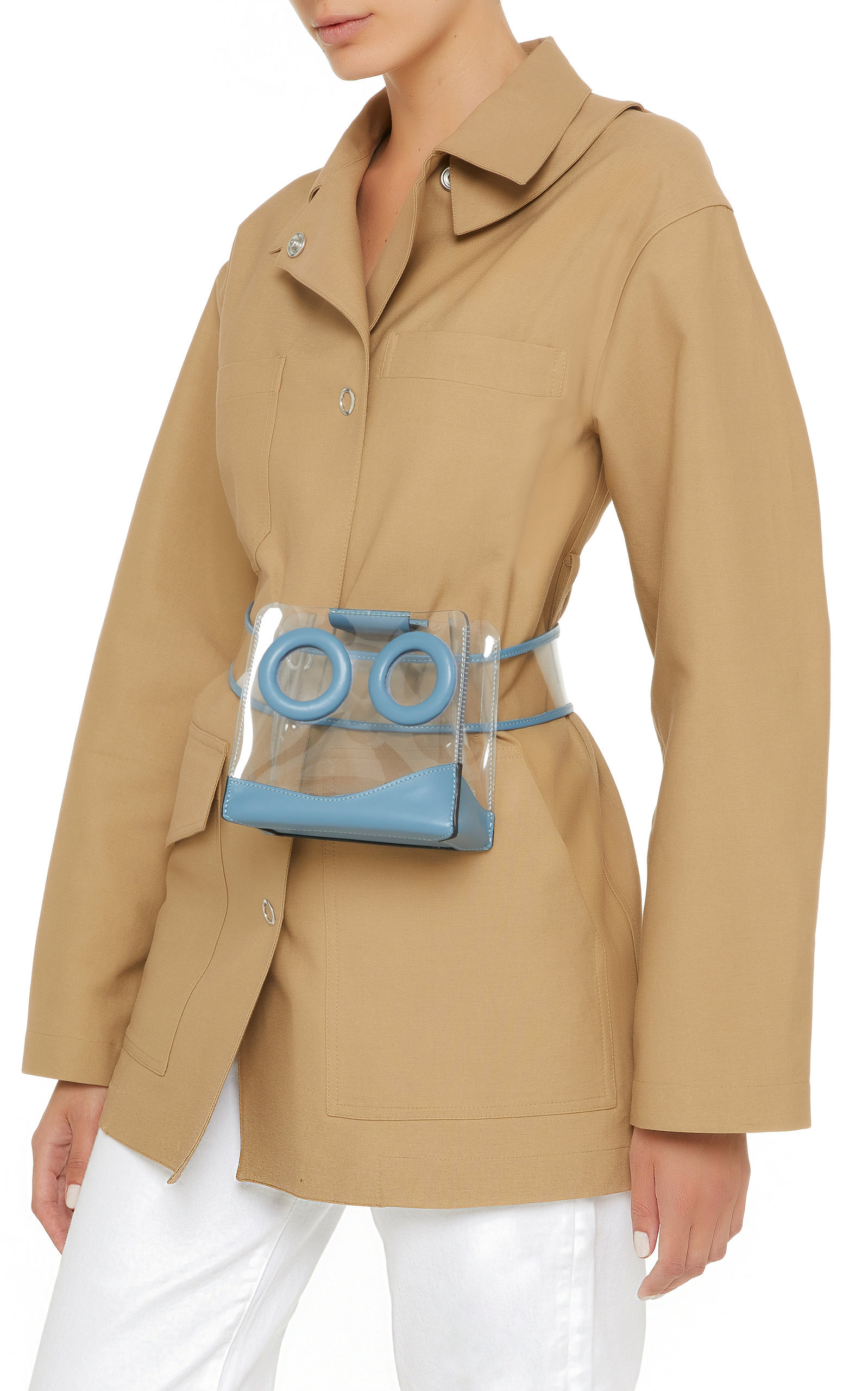 Hellblau und transparente Gürteltasche von Boyy über Moda Operandi ...